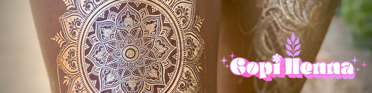 Gold Foil Tattoos – Gopi Henna