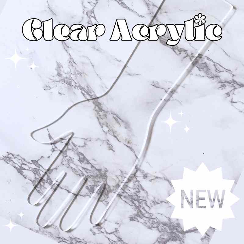 Acrylic Practice Hand | White or Clear – Gopi Henna
